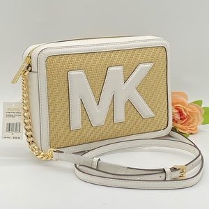 Michael Kors | Bags | Michael Kors Straw Python Capsule Jsi Lg Ew Xbody | Poshmark